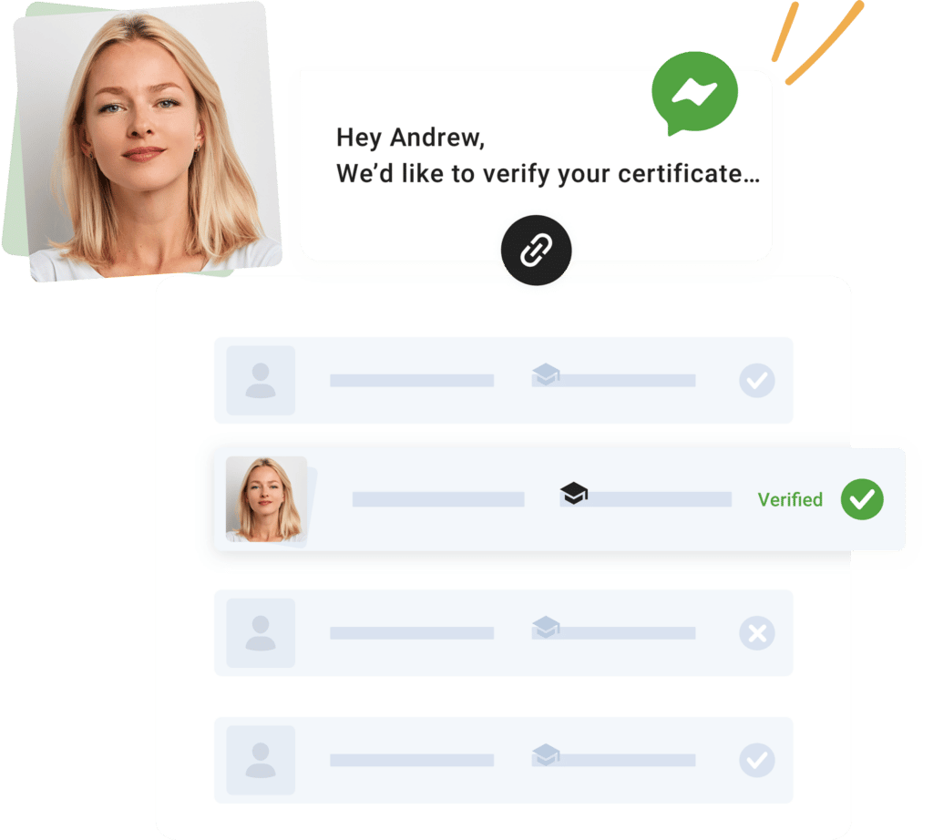 Fake education certification solution