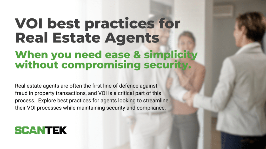 VOI best practices for Real Estate Agents - Ease & simplicity without ...